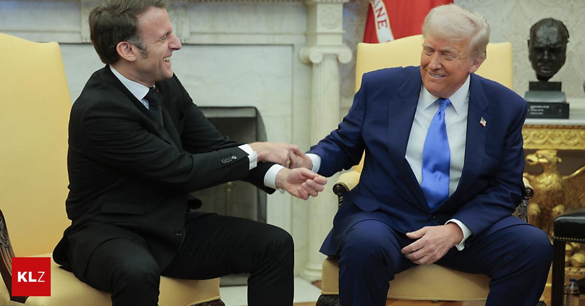 Washington: Macron warnt vor Ukraine-Lösung durch "Kapitulation" Kiews